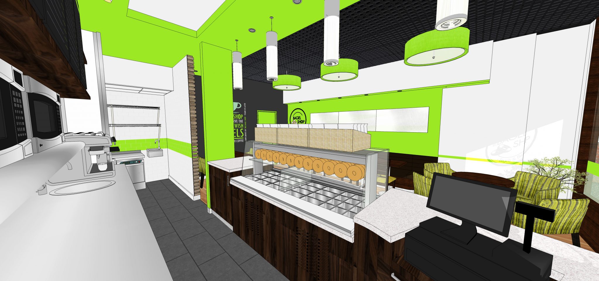 Interior Design Bagel Shop Bolton - S2 Interior Fitouts